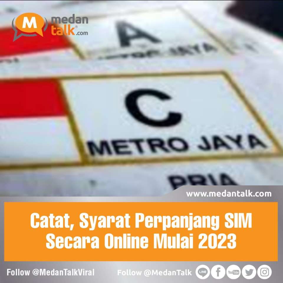 Catat, Syarat Perpanjang SIM Secara Online Mulai 2023 Perpanjangan ...