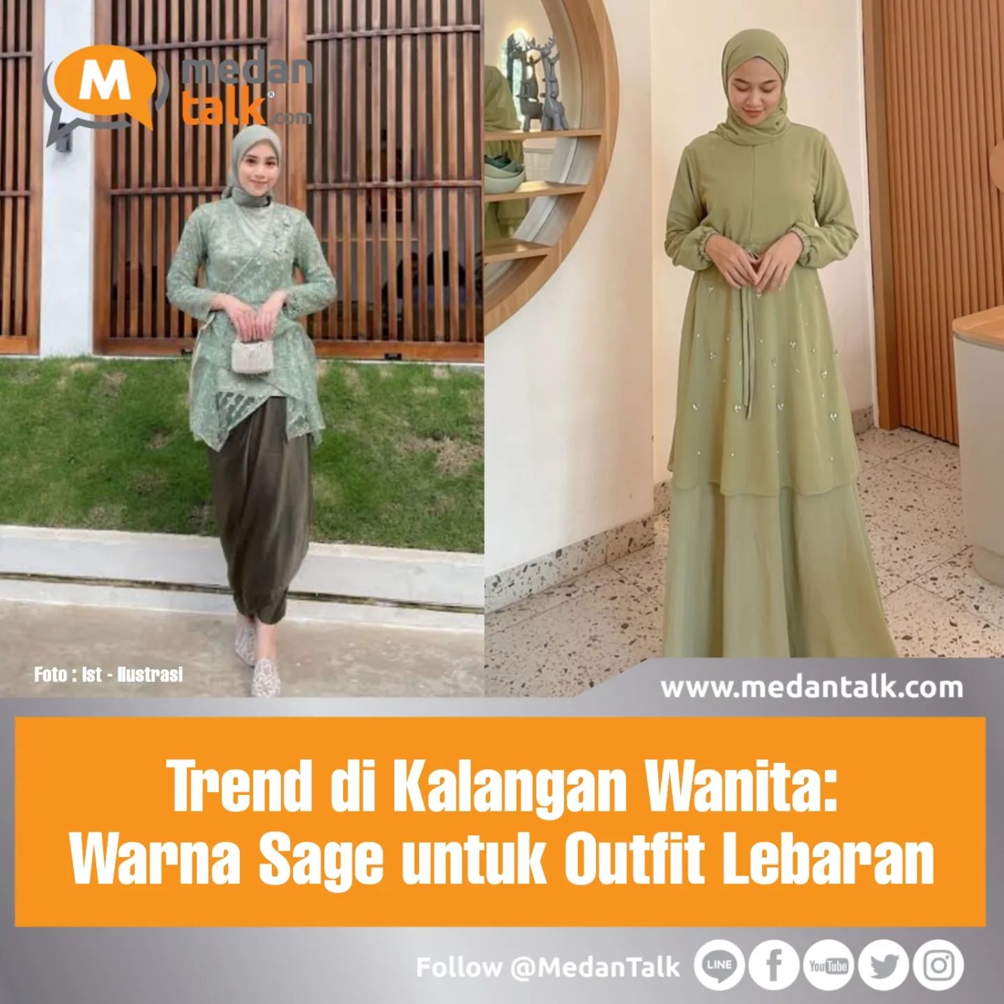 Sage Green, Trend Warna Baju Lebaran 2023 Hari lebaran 2023 sebentar lagi – Medan Talk
