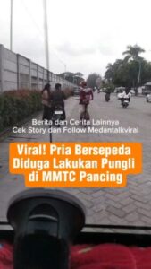 Viral! Pria Bersepeda Diduga Lakukan Pungli di MMTC Pancing Diduga ...